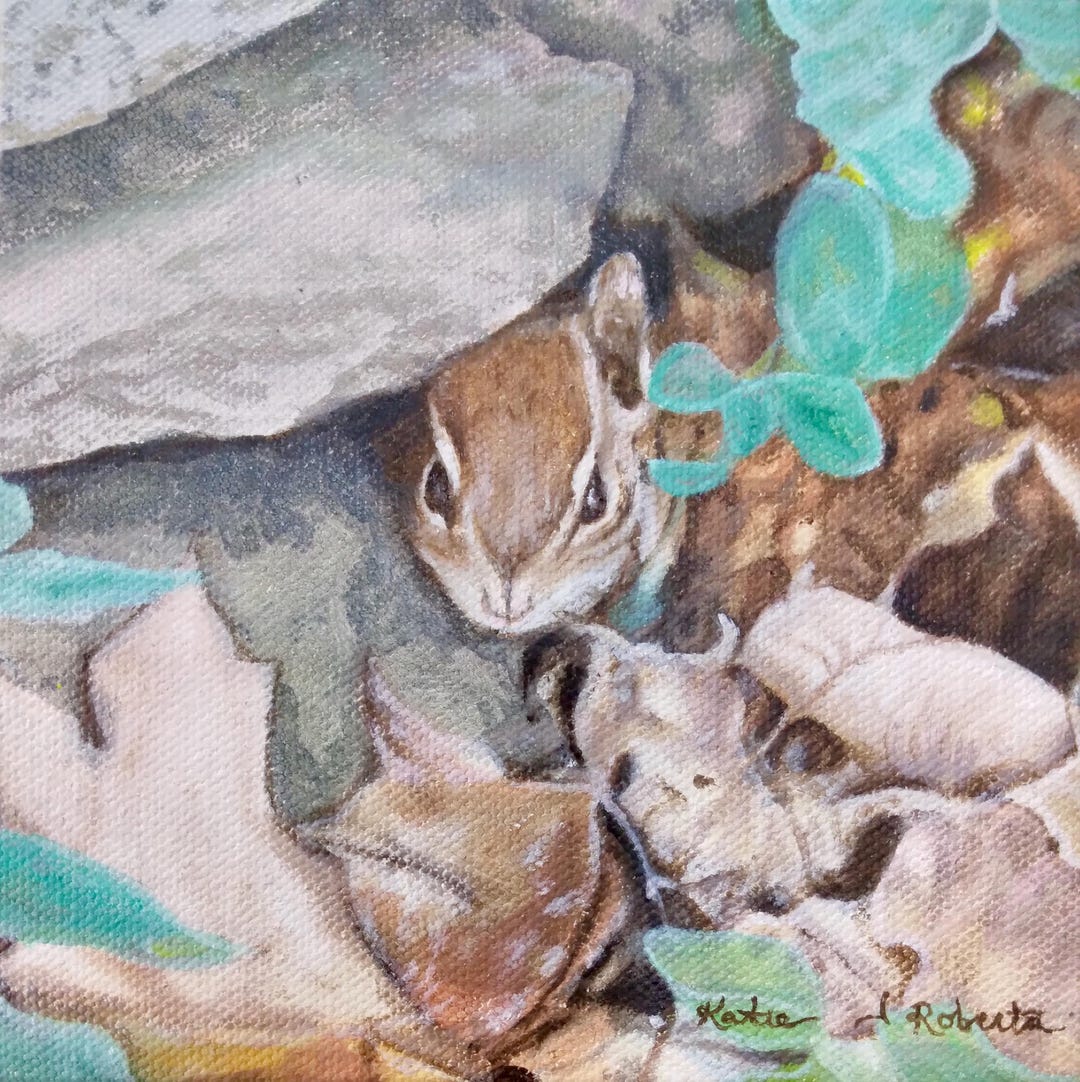 Prints & Cards ~ Chipmunk at Play - Etsy