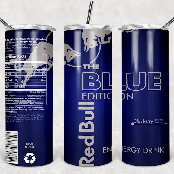 Red Bull Tumbler Wrap - Etsy