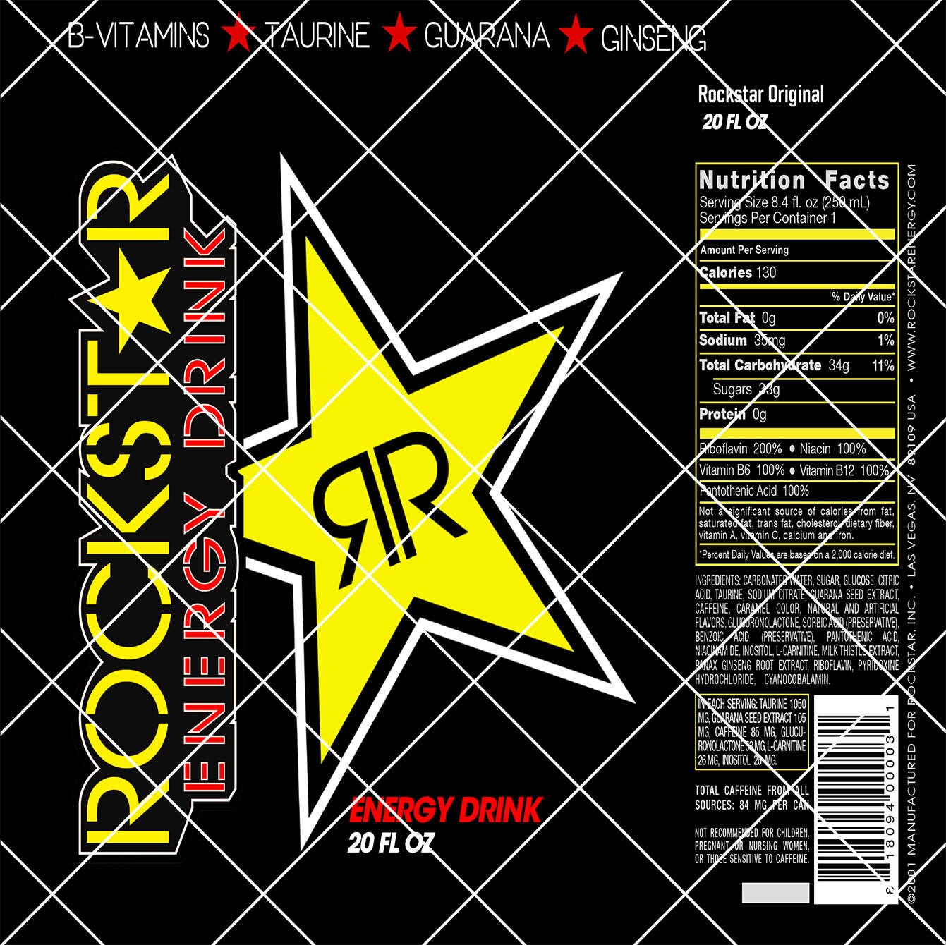 Rockstar Energy Drawing