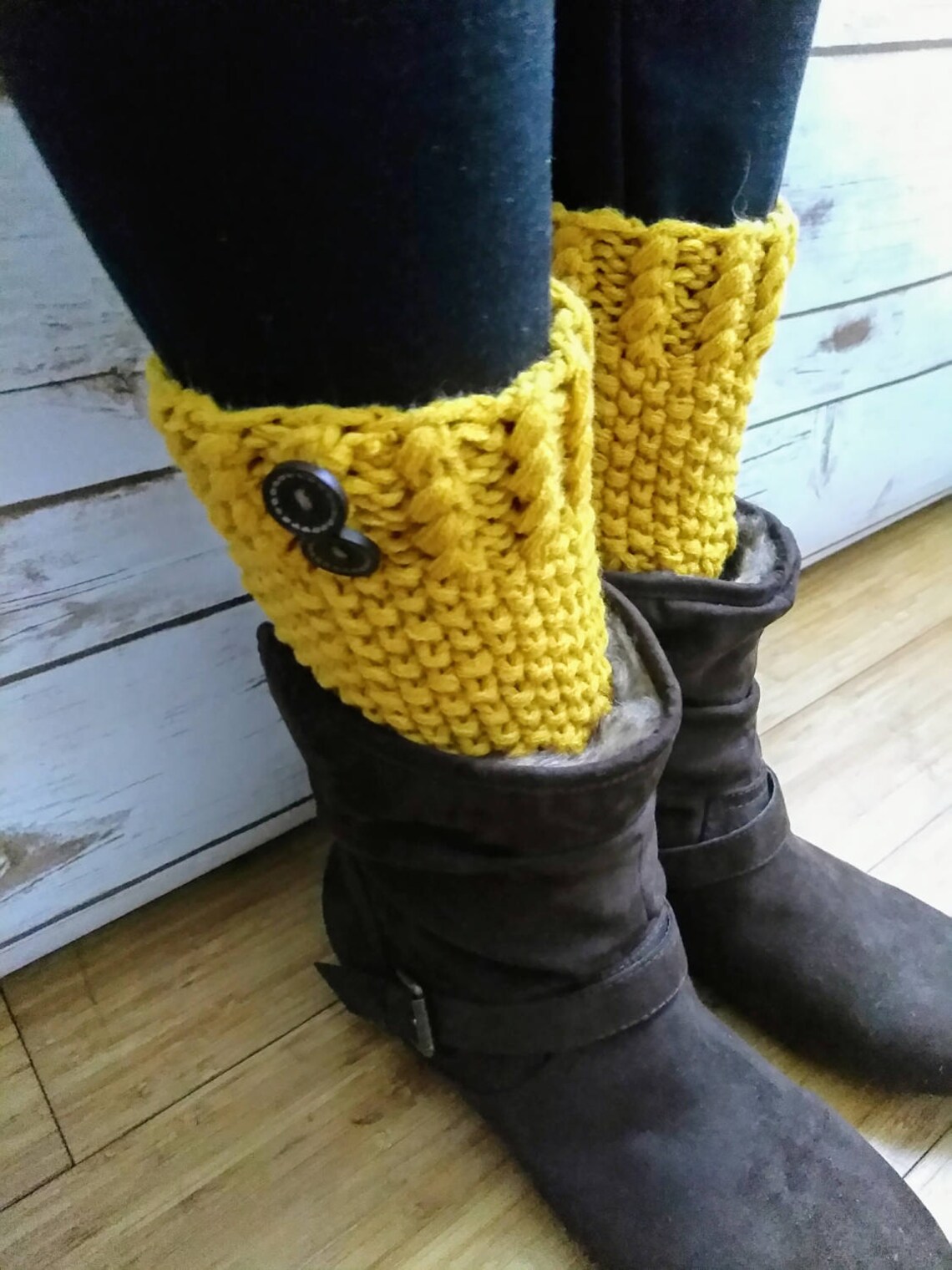 Chunky Knit Boot Cuffs - Etsy