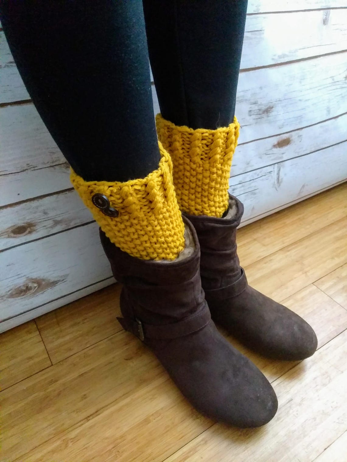 Chunky Knit Boot Cuffs - Etsy
