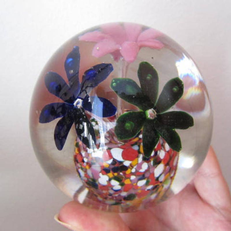 Flower Paperweight - Etsy