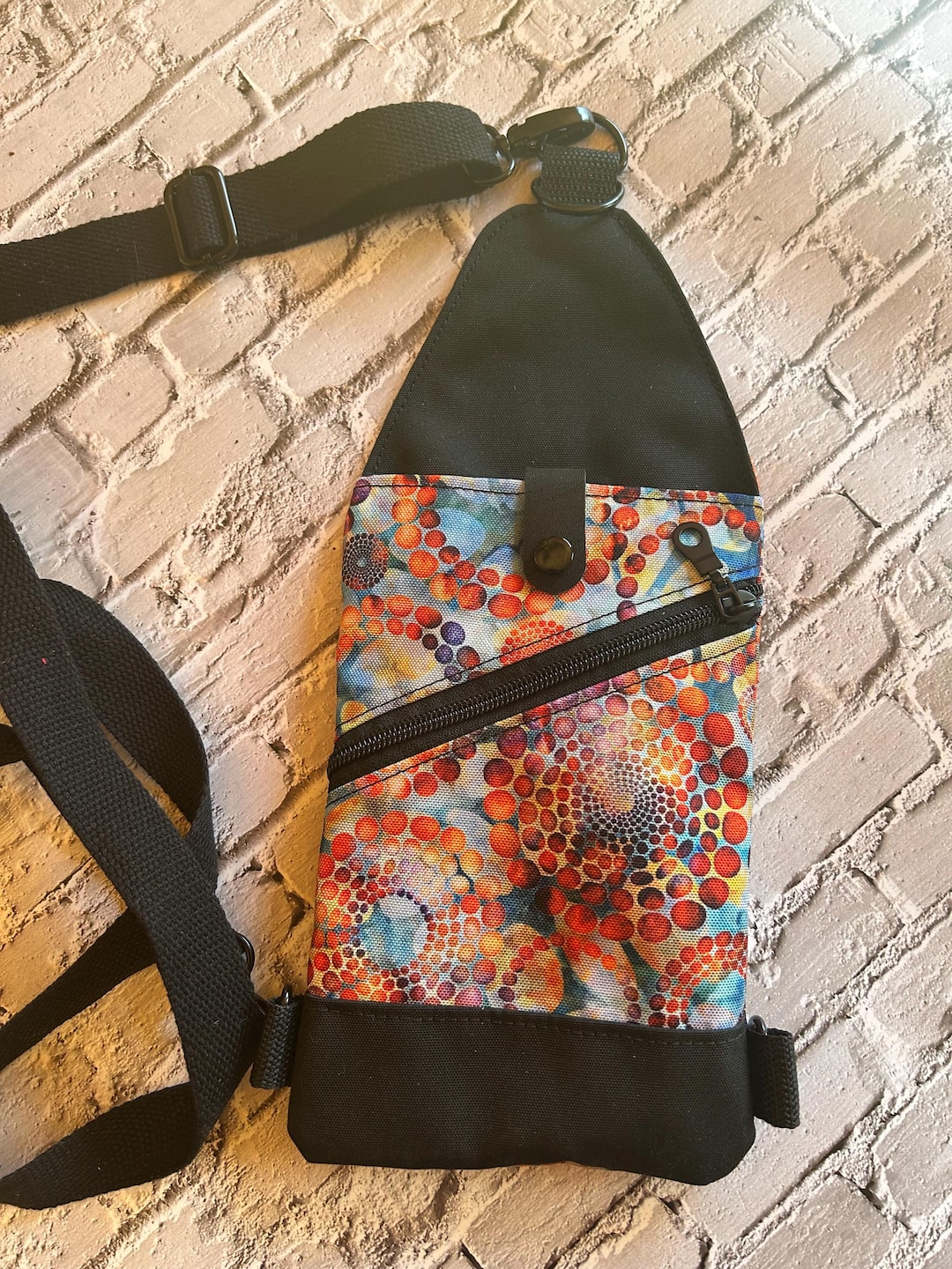 Mini Traveller Slim Profile Crossbody Bag/hands Free/ Water Resistant ...