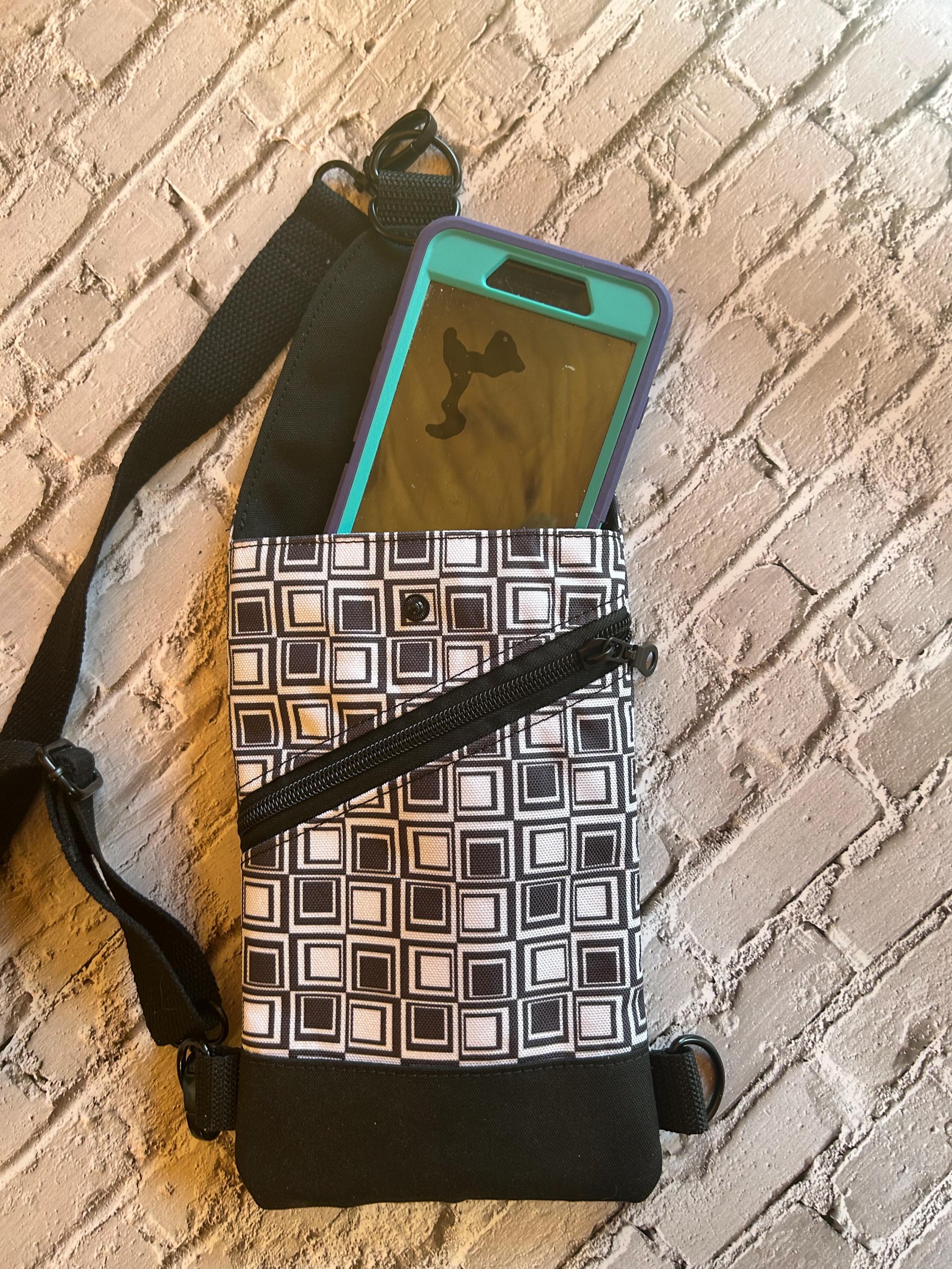 Mini Traveller Slim Profile Crossbody Bag/hands Free/ Water Resistant ...