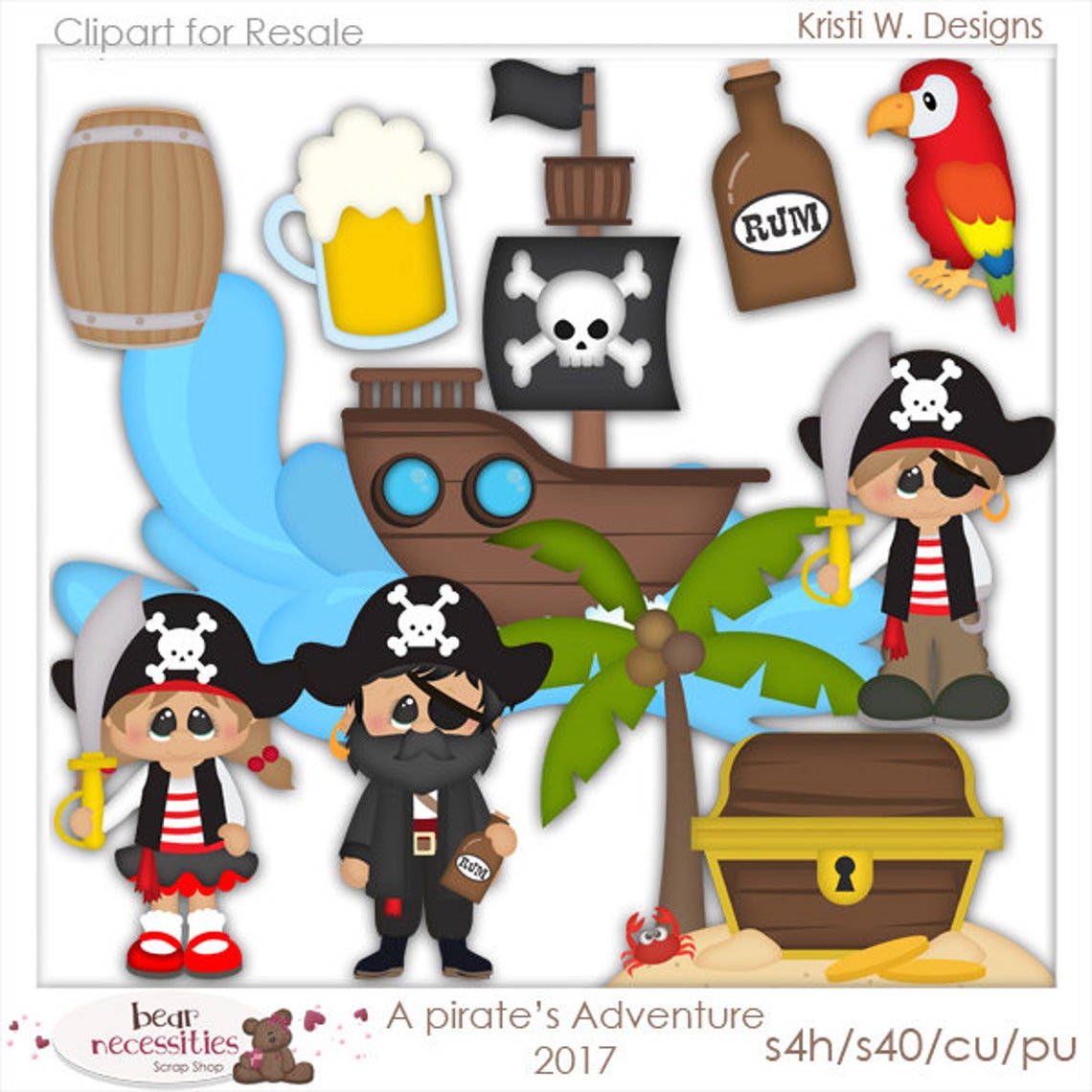 Pirate Clipart - Classroom Clipart - Teacher Clipart - Pirates Clipart ...