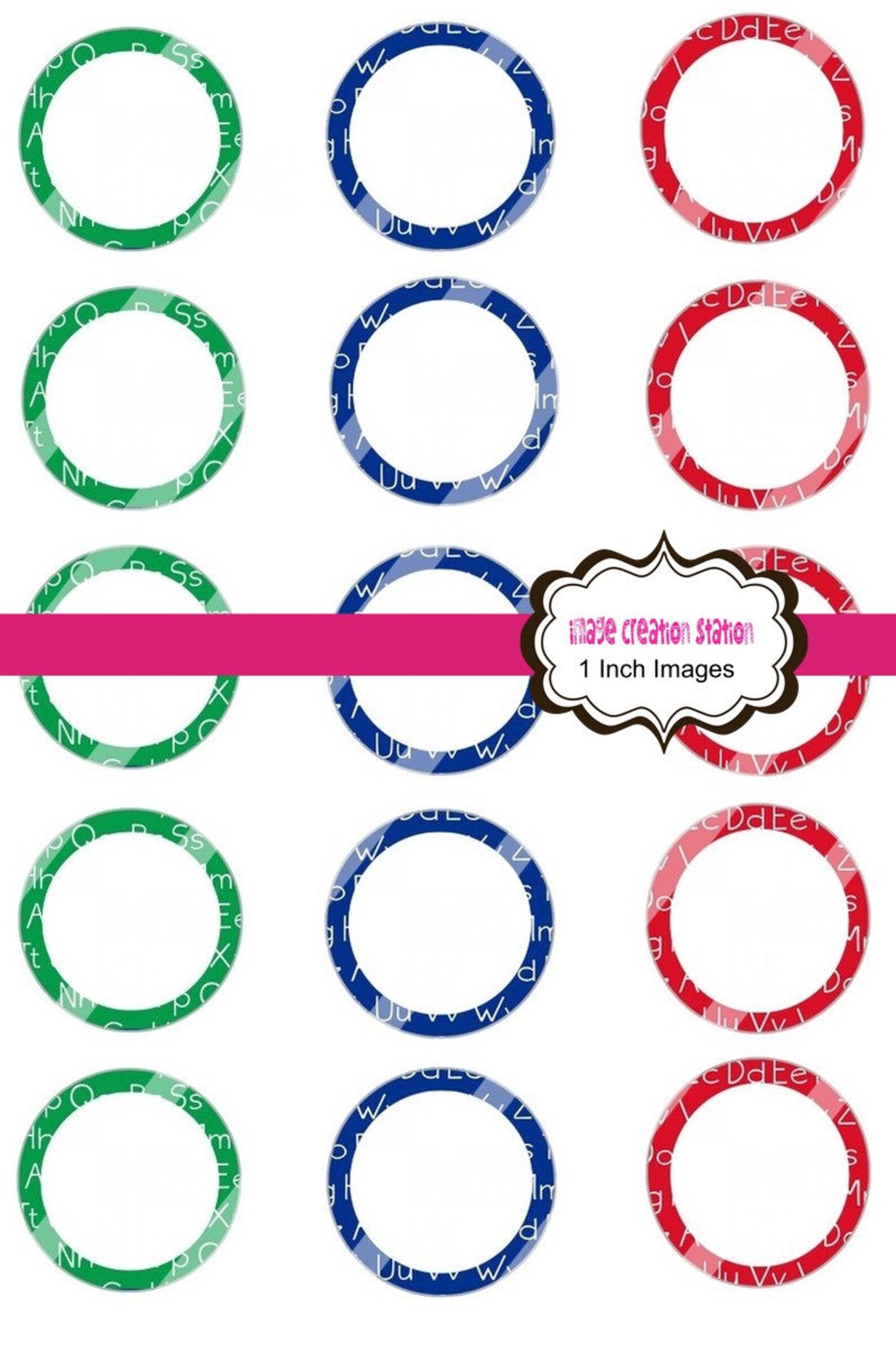 Editable Bottle Cap Sheet - School Bottlecap Sheet - Editable 1 Inch ...