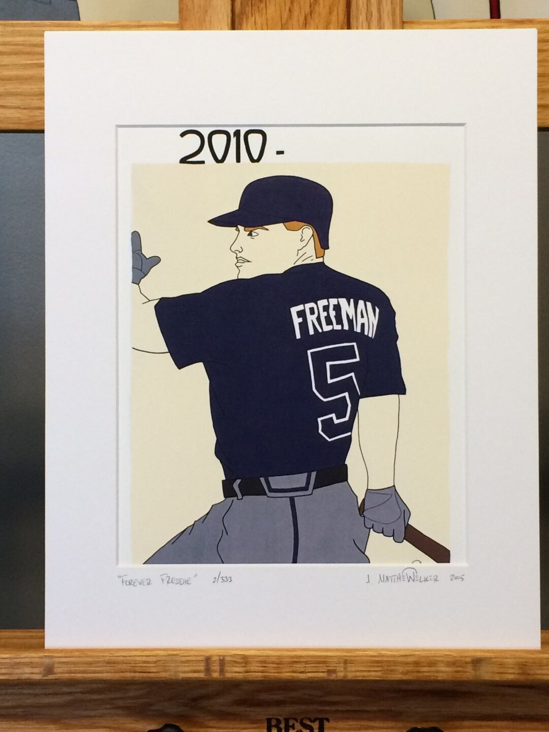 11x14 Limited Edition Hand Signed MATTED PRINT "forever Freddie ...