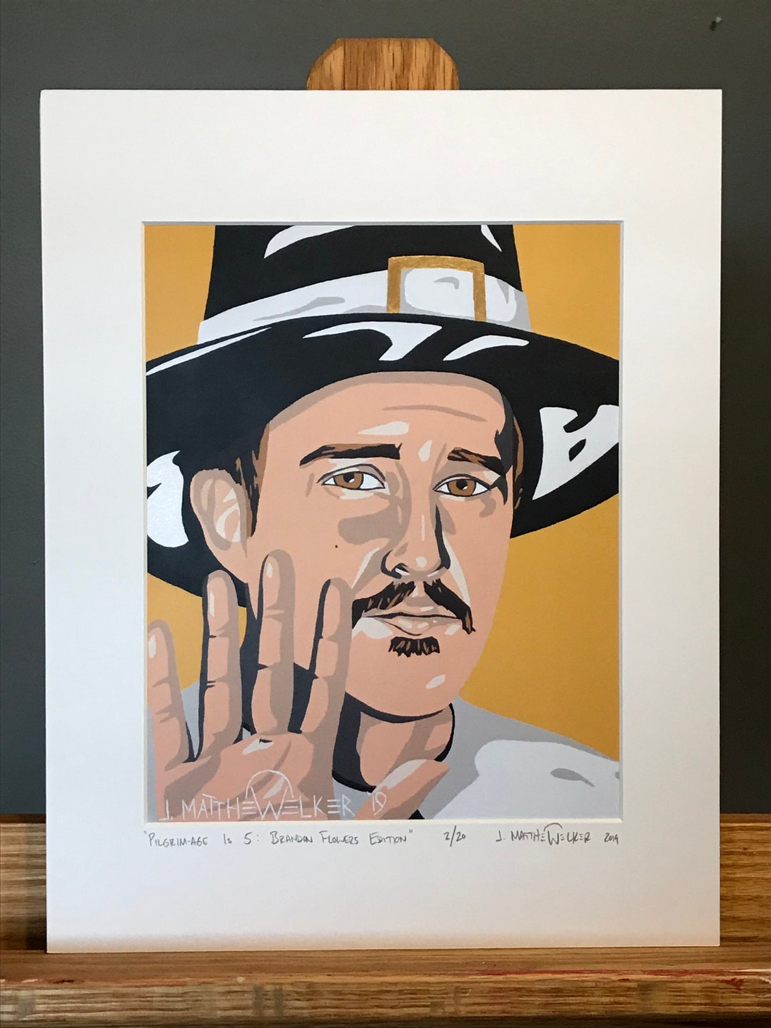 Pilgrimage Music & Cultural Festival 11x14 BRANDON FLOWERS 2019 ...