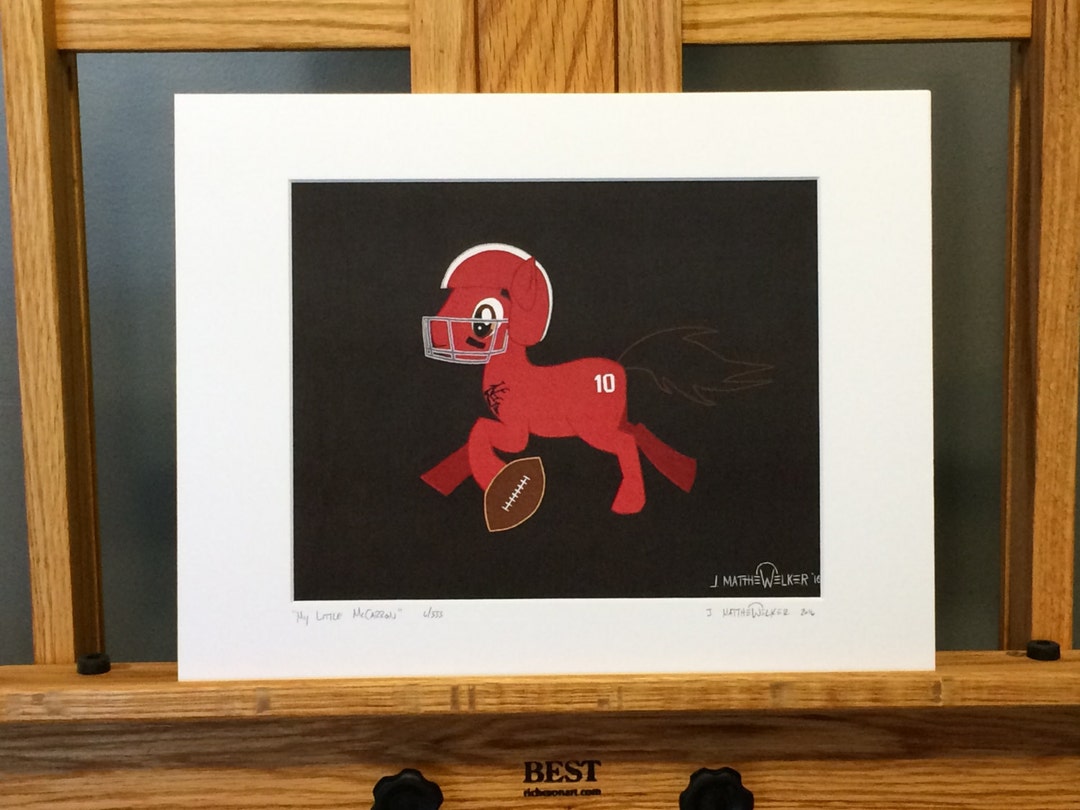 11x14 Limited Edition Hand Signed MATTED PRINT "my Little Mccarron" - AJ Mccarron My Little Pony ...