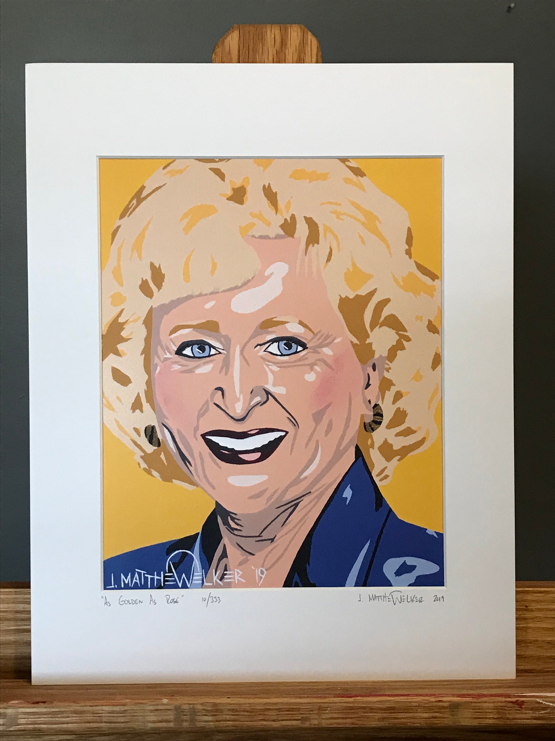 11x14 Limited Edition Hand Signed MATTED PRINT As Golden - Etsy.de