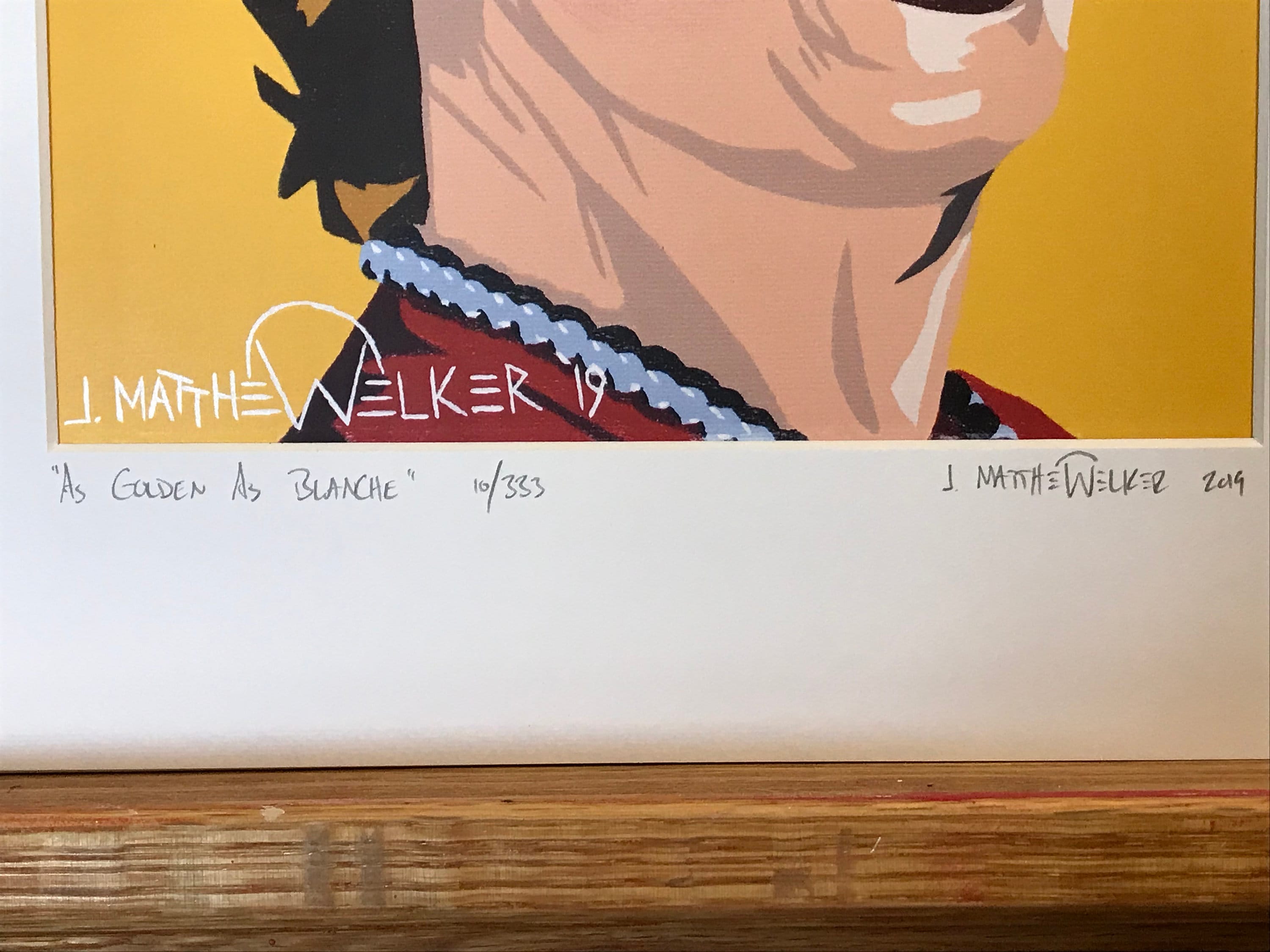 11x14 Limited Edition Hand Signed MATTED PRINT As Golden - Etsy.de