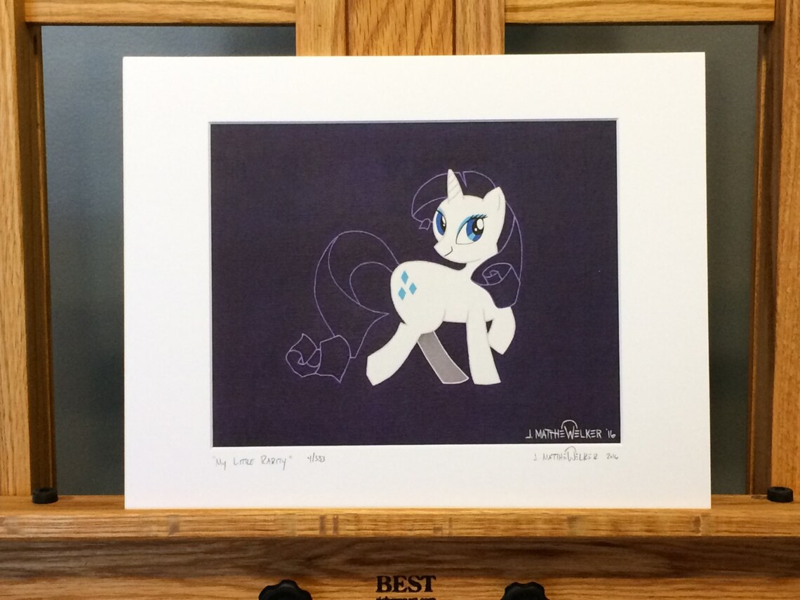 11x14 Limited Edition Hand Signed MATTED PRINT my Little | Etsy