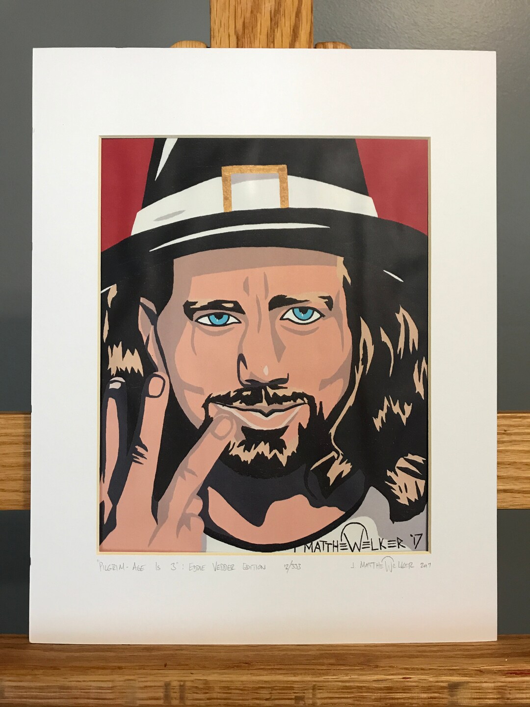 Pilgrimage Music & Cultural Festival 11"x14" EDDIE VEDDER 2017 ...