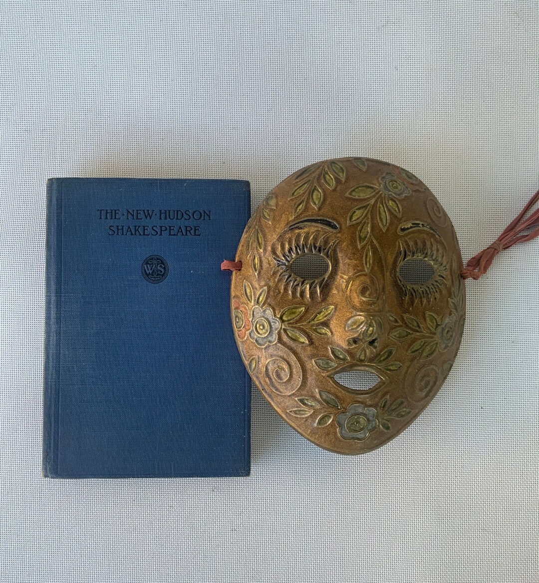Theatrical Brass Face Mask With Nose Holes and My Grandmother's 1940s ...
