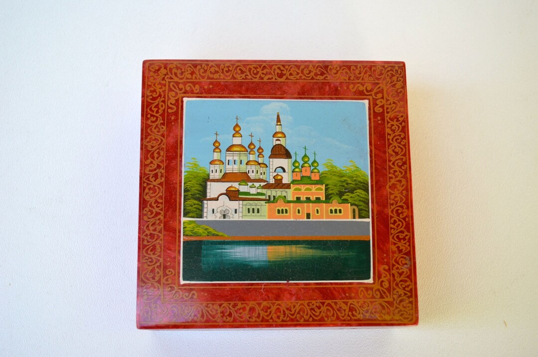 Russian Original Folk Art Wood Box - Etsy