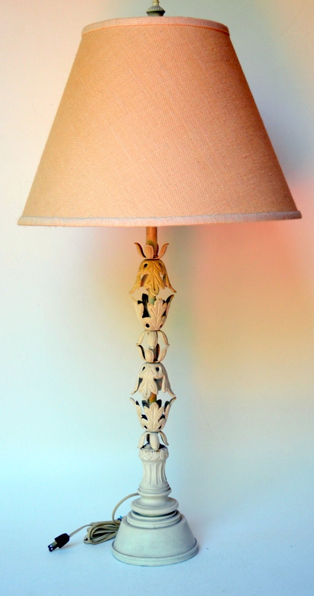 Rustic Wrought Iron Table Lamp Spanish Revival All Original - Etsy