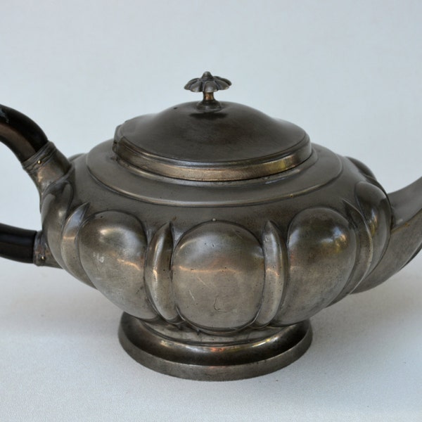 Pewter Teapot - Etsy