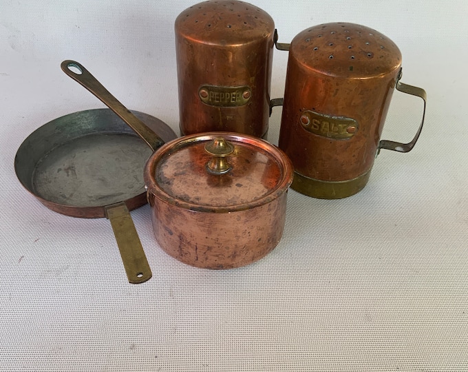 Vintage Copper Butter Warmer Pot With Brass Handle and Tin Lining 1960 ...