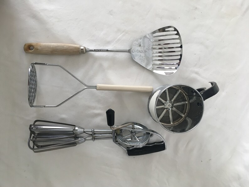1960s Steel Kitchen Cooking Utensils - Etsy