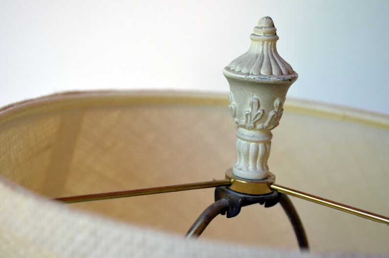 Rustic Wrought Iron Table Lamp Spanish Revival All Original Mexican Mid ...