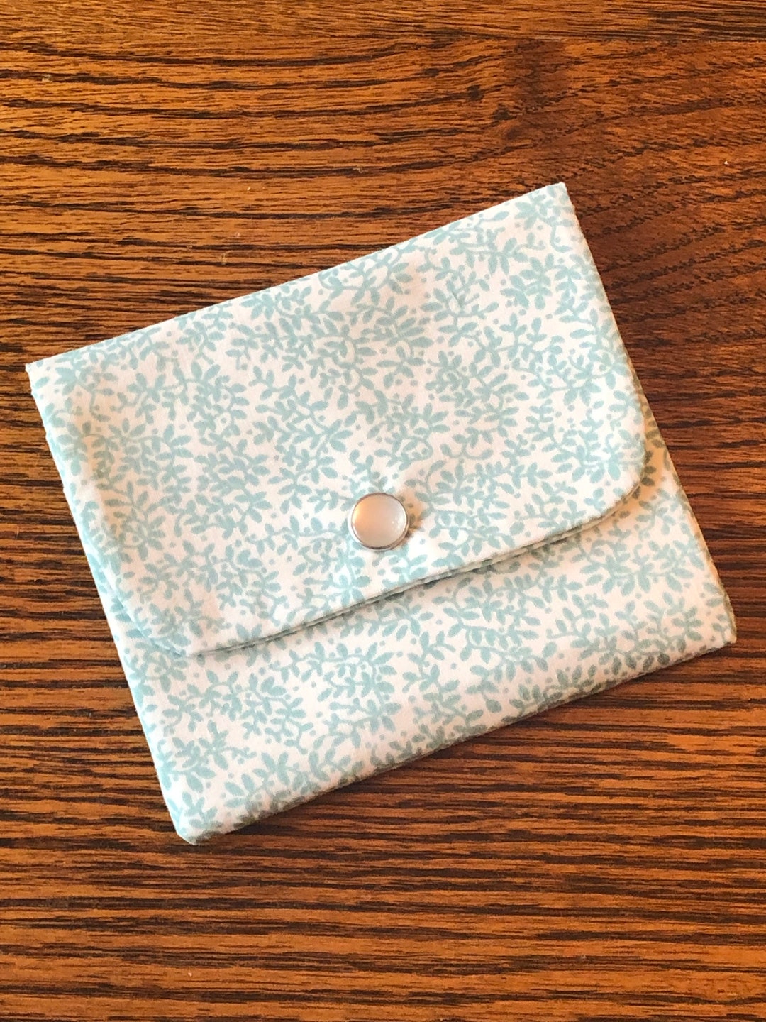 Small Fabric Wallet / 3 Pockets / Credit Card and Cash Holder / Gift ...