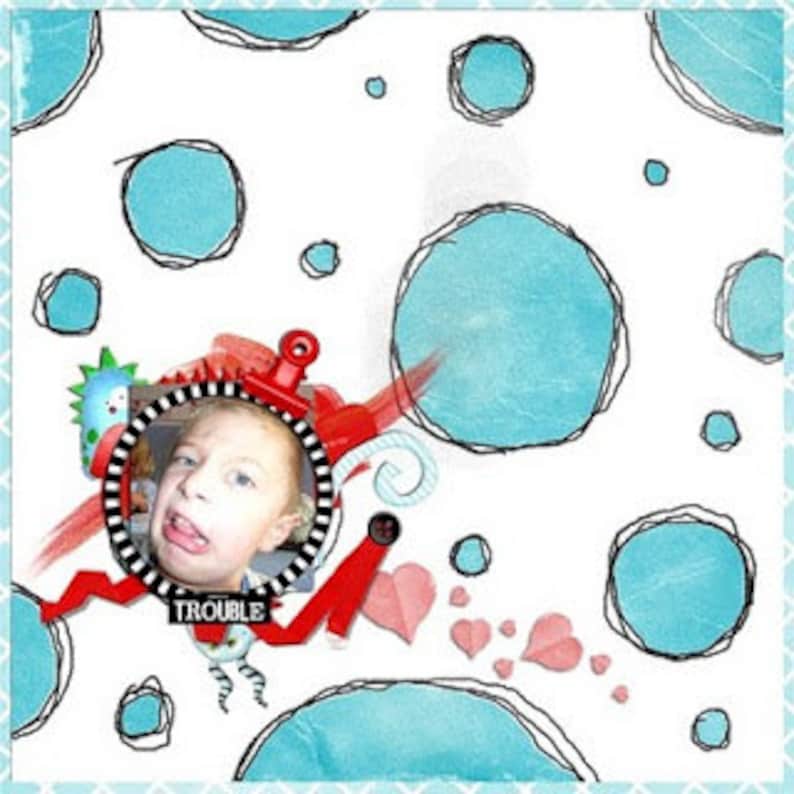 Lil' Monsters (digital Scrapbooking Mega Kit) - Etsy