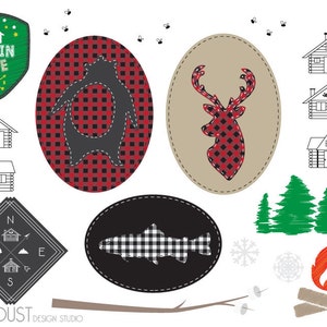 The Cabin Life Vector Bundle (clip Art) - Etsy