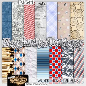 Work Hard for the Money (digital Scrapbooking Kit) - Etsy