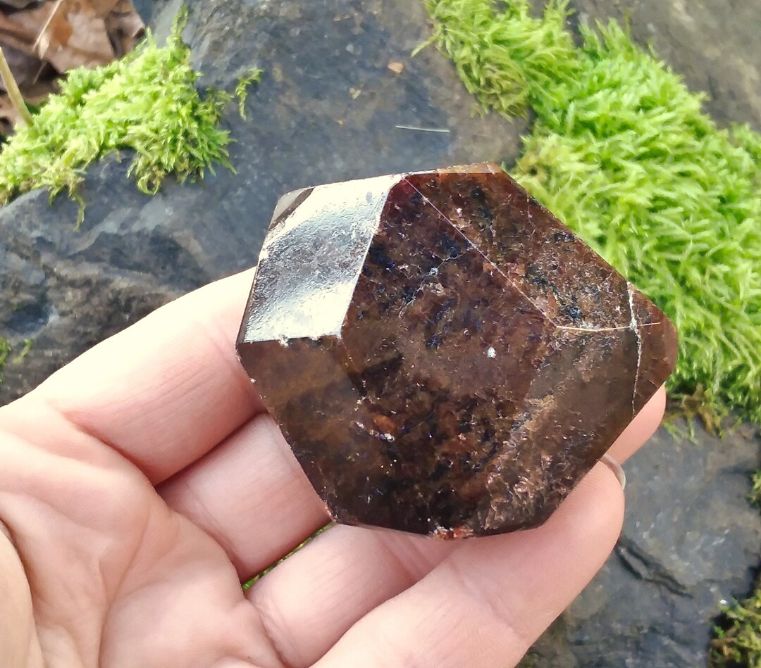 Large Faceted Garnet Freeform Cut Polished - Etsy