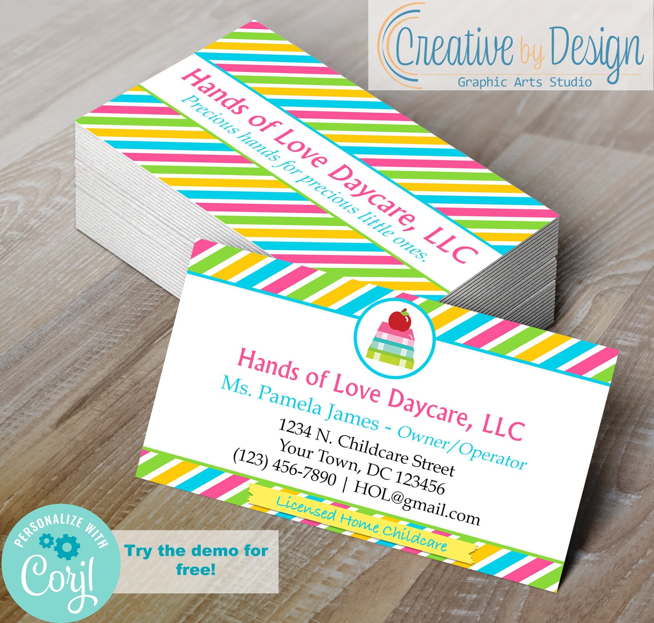 Daycare Business Cards