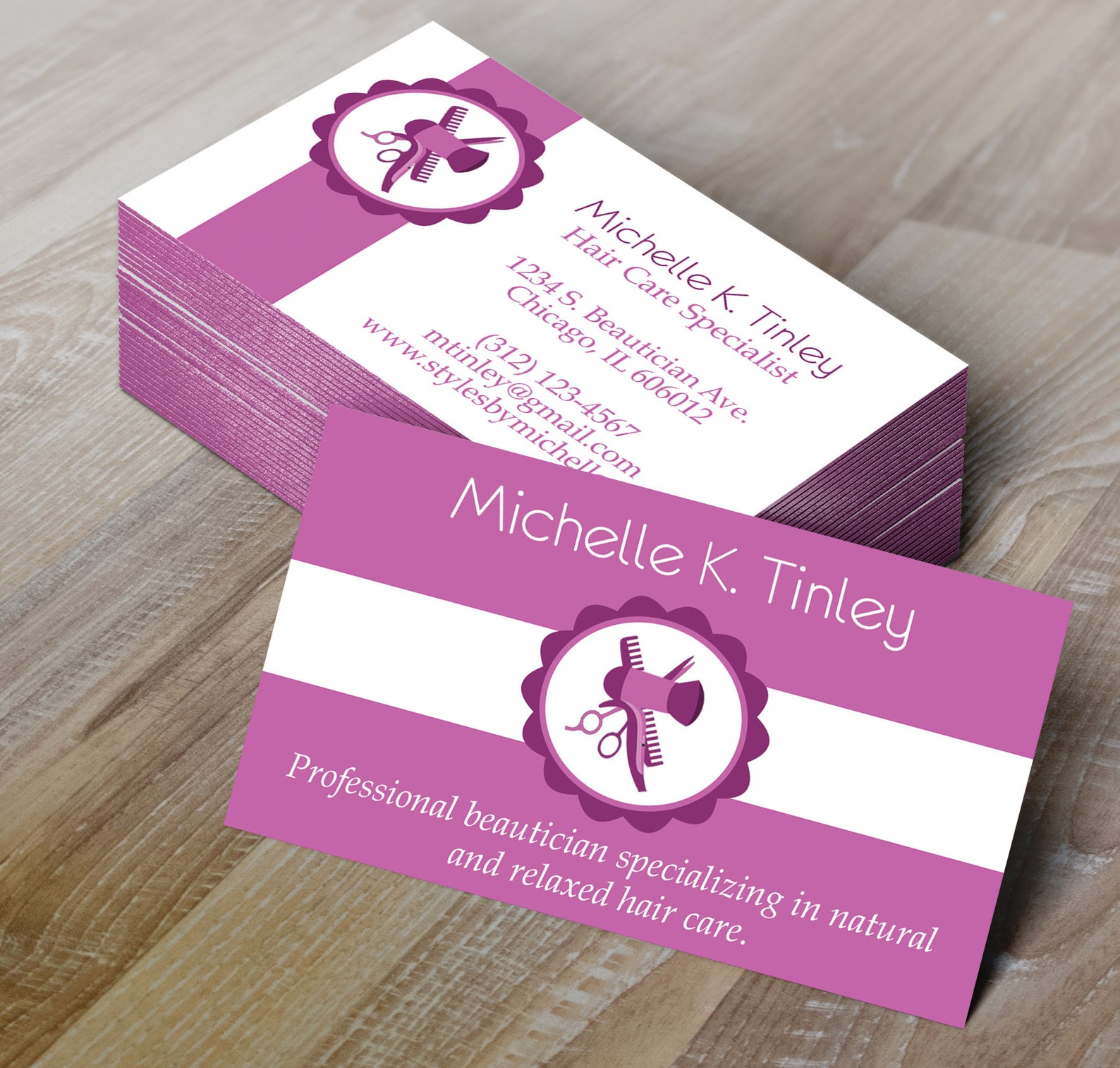 Custom Beautician Business Card JPEG Business Card Digital | Etsy