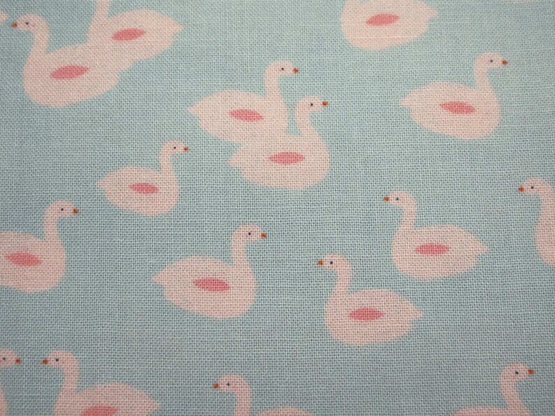 Swan Fabric - Etsy