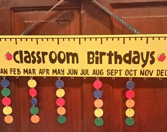 Birthday Sign Classroom | Etsy