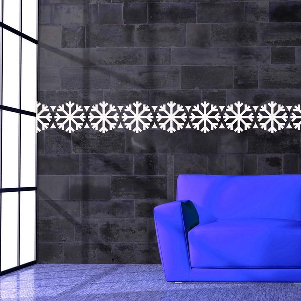 Snowflake Border - Etsy