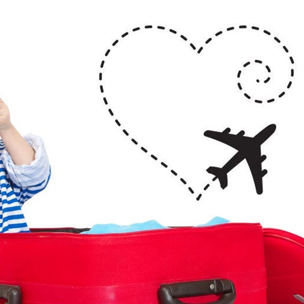 Plane Wall Sticker - Etsy