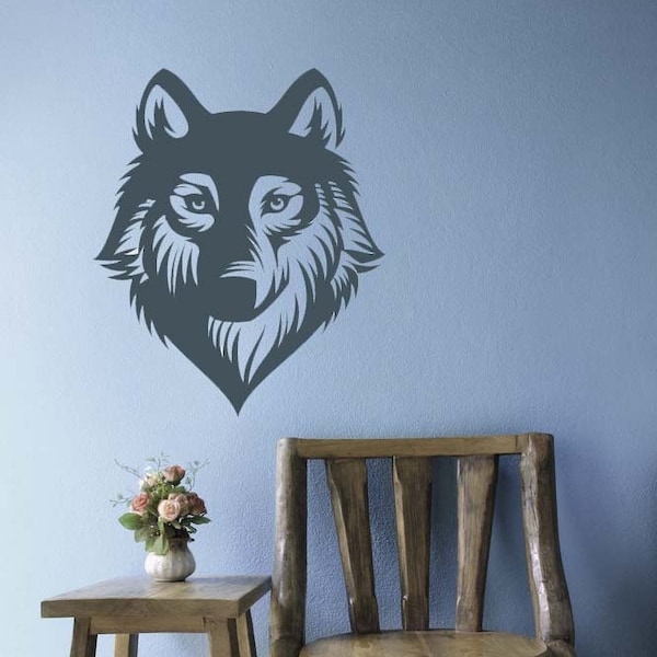 Wolf Wall Decal - Etsy