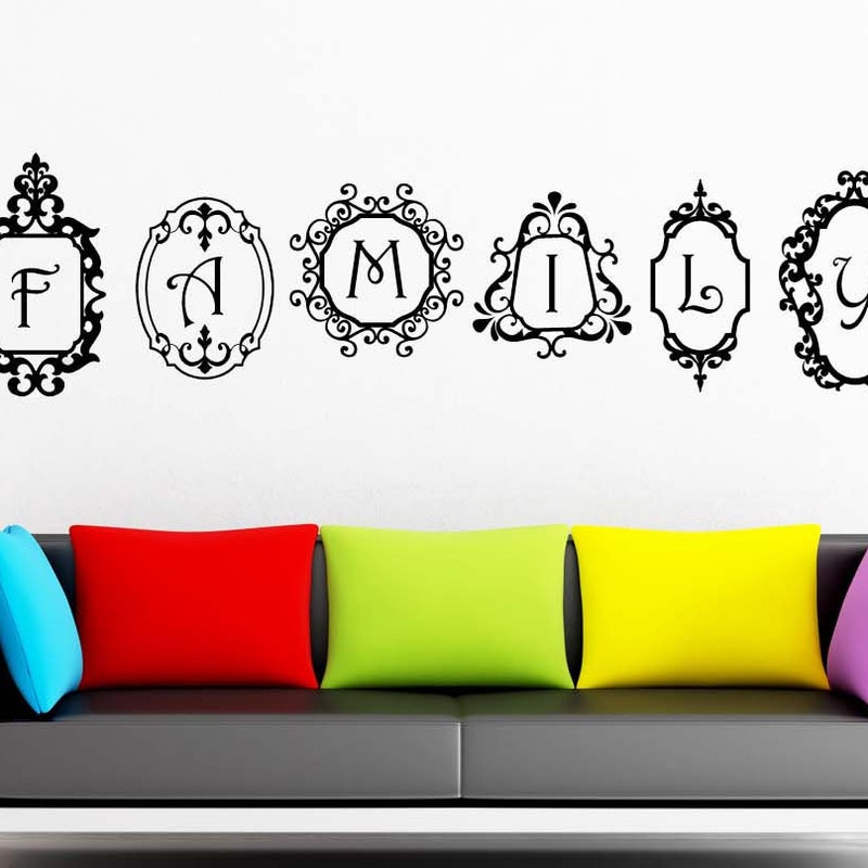 Wall Decal Frames - Etsy