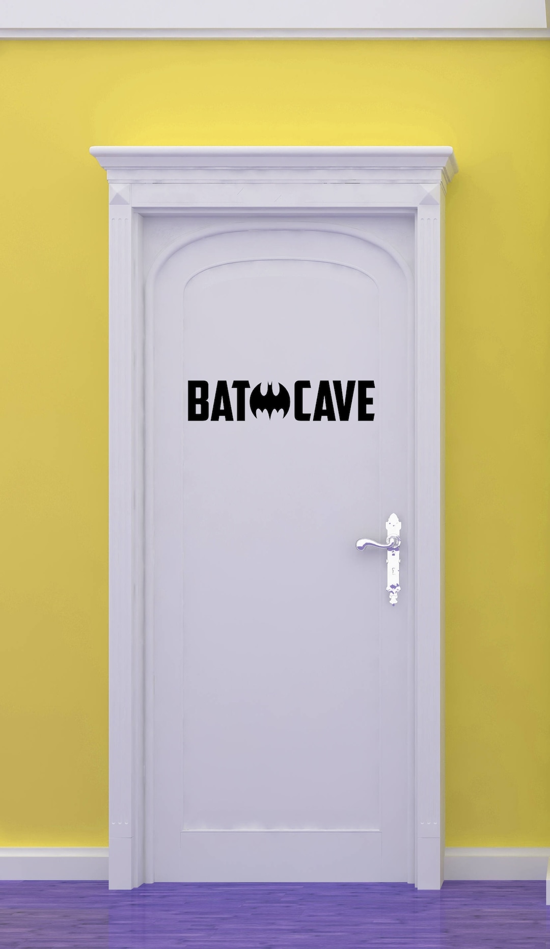 Bats Wall Decal, Bat Cave Decor, Mancave Decoration, Restroom Design ...