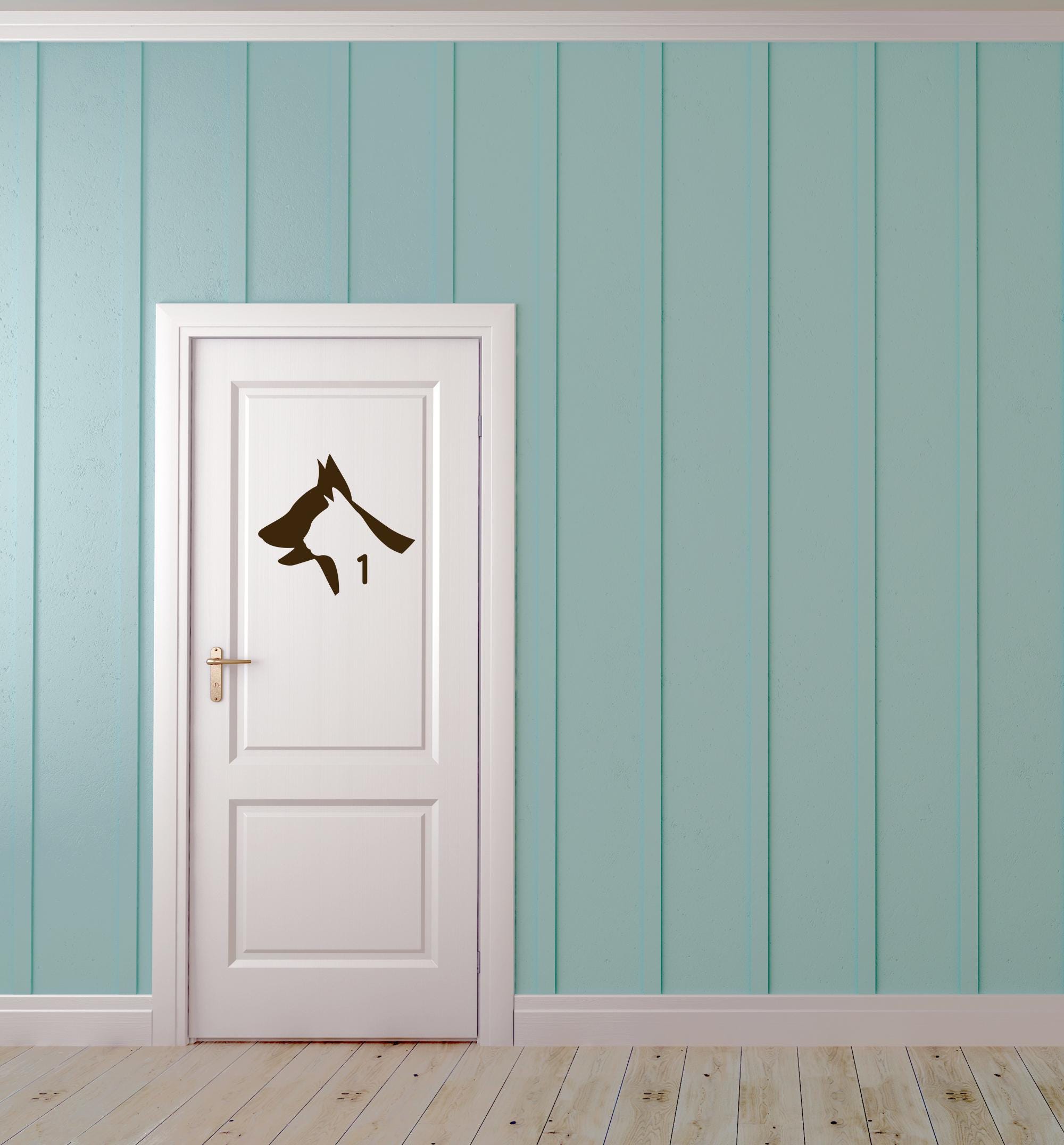 Vet Exam Room Door Decals, Paw Print Signs, Veterinary Clinic Stickers ...