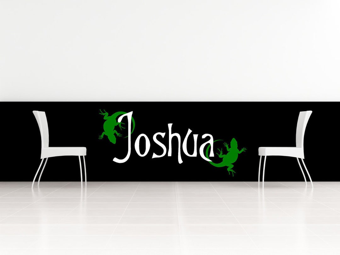 Personalized Gifts Lizard Name Sign Reptile Decal Bearded - Etsy