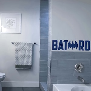 Bat Making H, Bathroom Sign, Restroom Sign, Bathroom Door Sign ...
