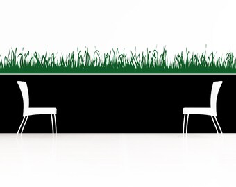 Grass Vinyl Decal | Etsy