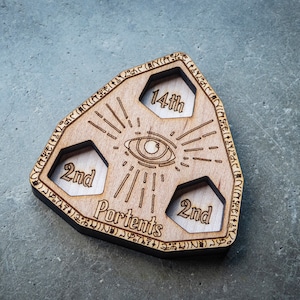 Portent Tracker // for Divination Wizards in D&D 5e // Layers of Solid ...