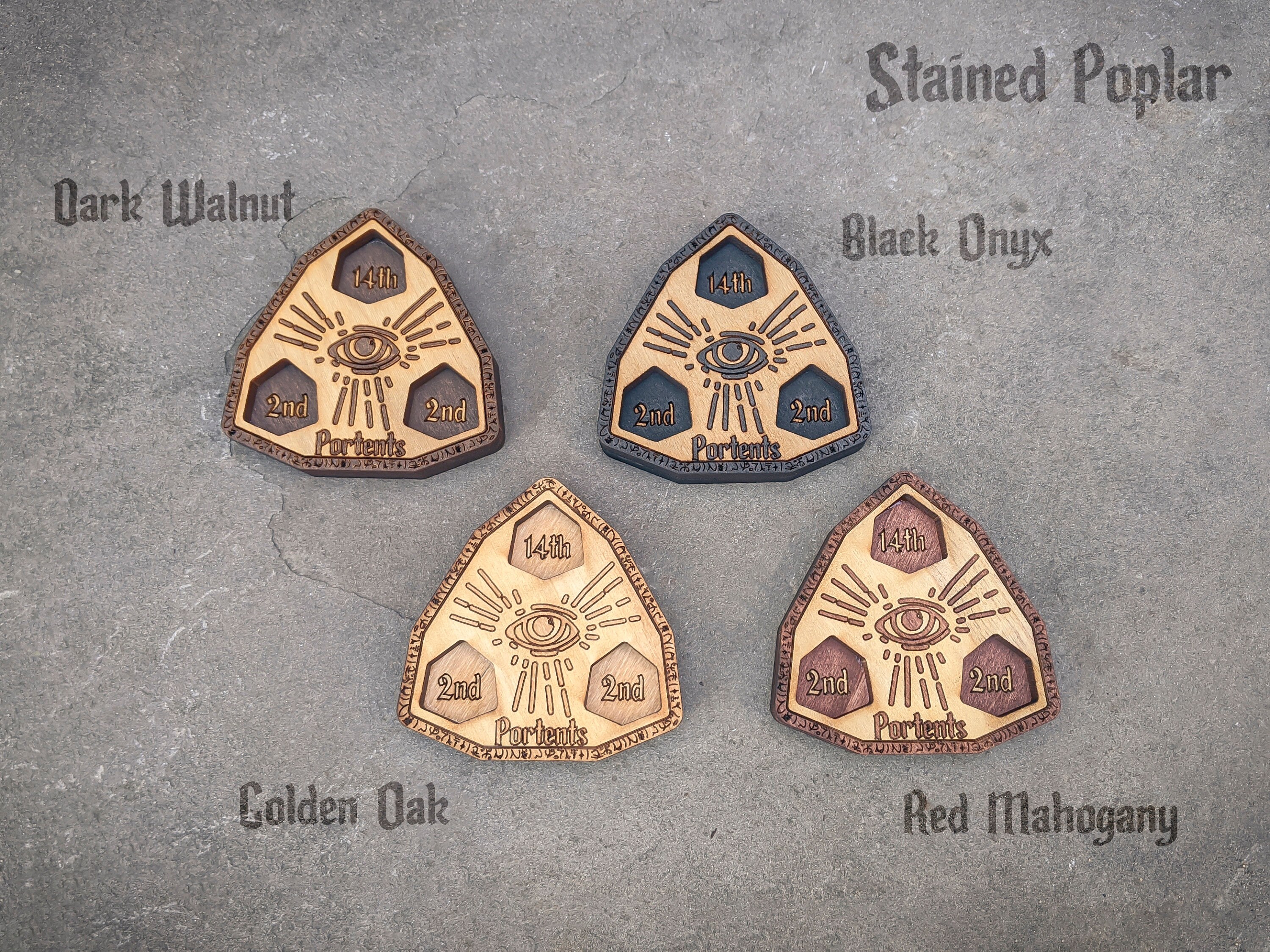 Portent Tracker // for Divination Wizards in D&D 5e // Layers of Solid ...