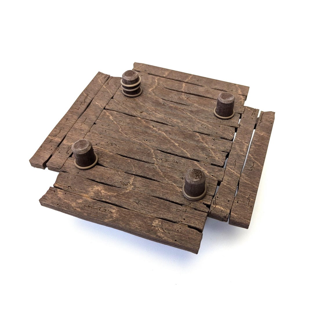 4-way Dock Piece for Ttrpgs | 6" Grid System, Height Adjustable ...