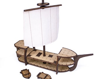 Pirate Raft Ship Dnd Terrain for Dungeons and Dragons Terrain - Etsy