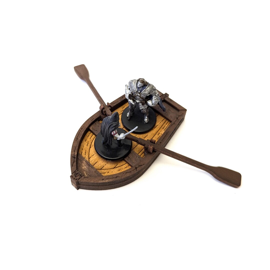 Rowboat for Ttrpgs Like D&D, Pathfinder, Daggerheart | Painted, Ready ...