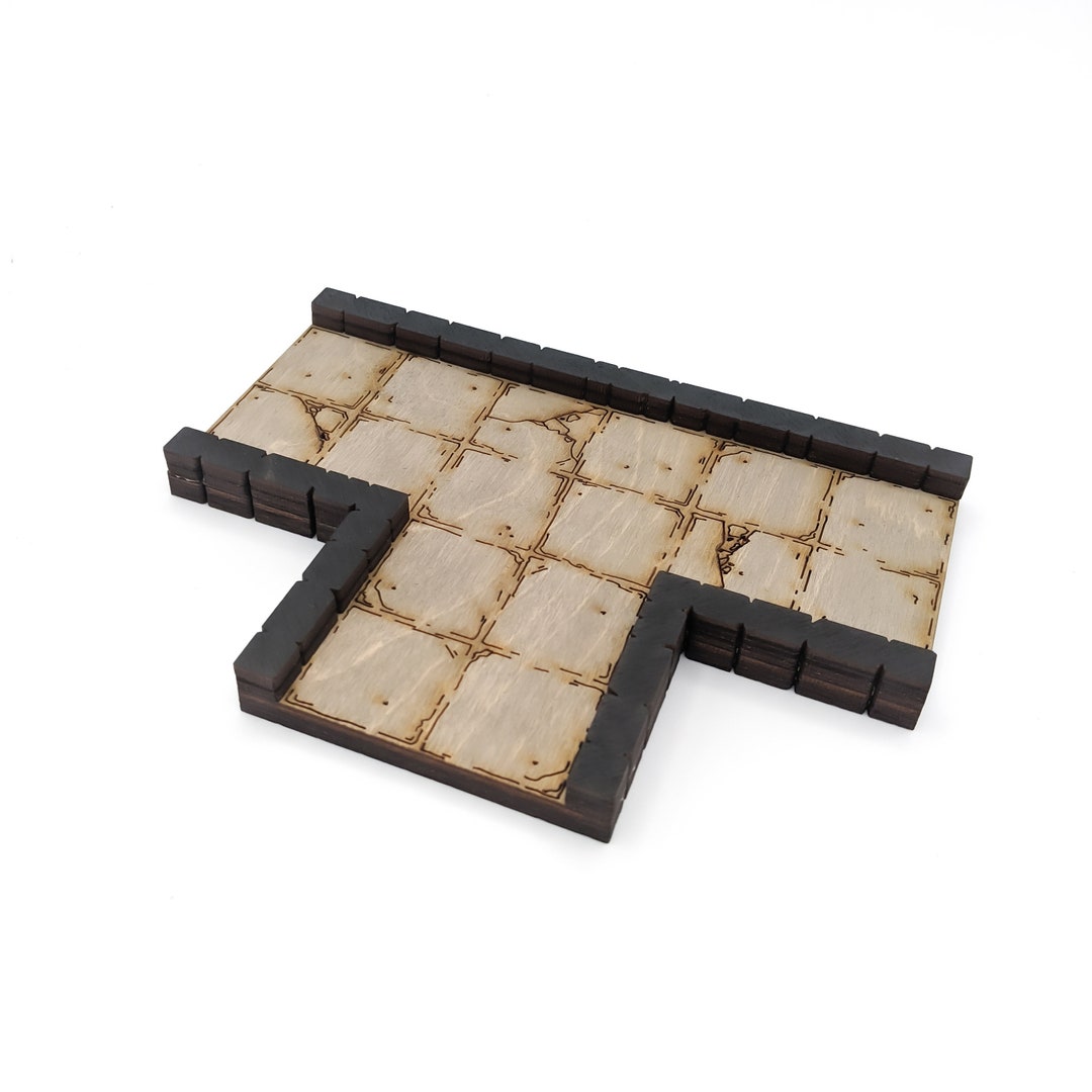 Dungeon - Connector - Intersection 3-way A // Add-on Dungeon Tile ...