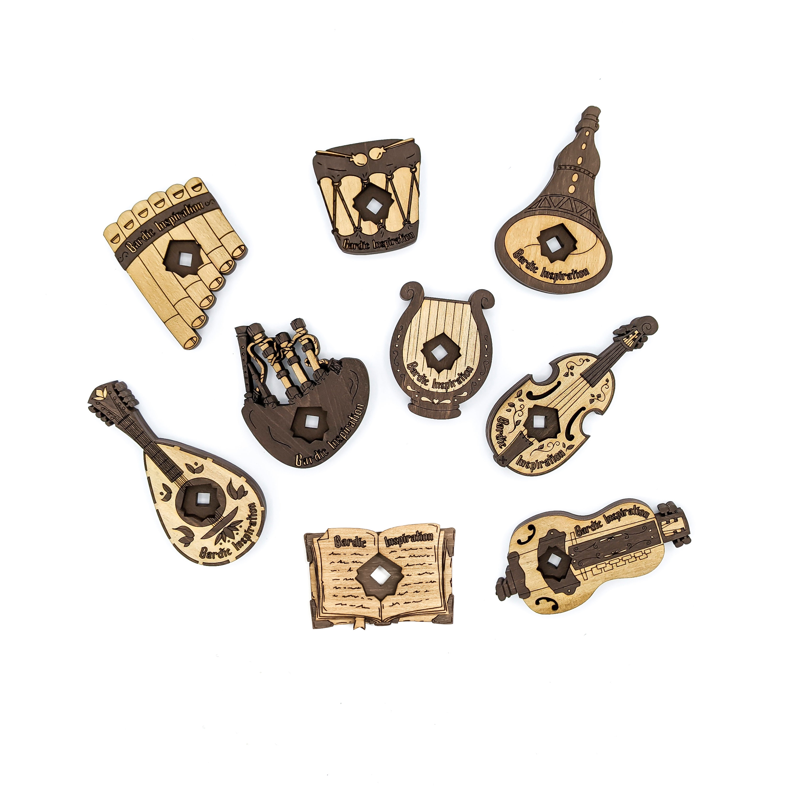 Single Bardic Inspiration Token Tracker Cradles a D6 D8 - Etsy Australia