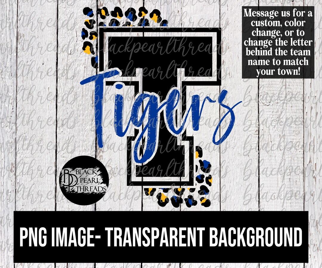 T Tigers Leopard PNG File | Sublimation, Screen Print, DTF, DTG File ...